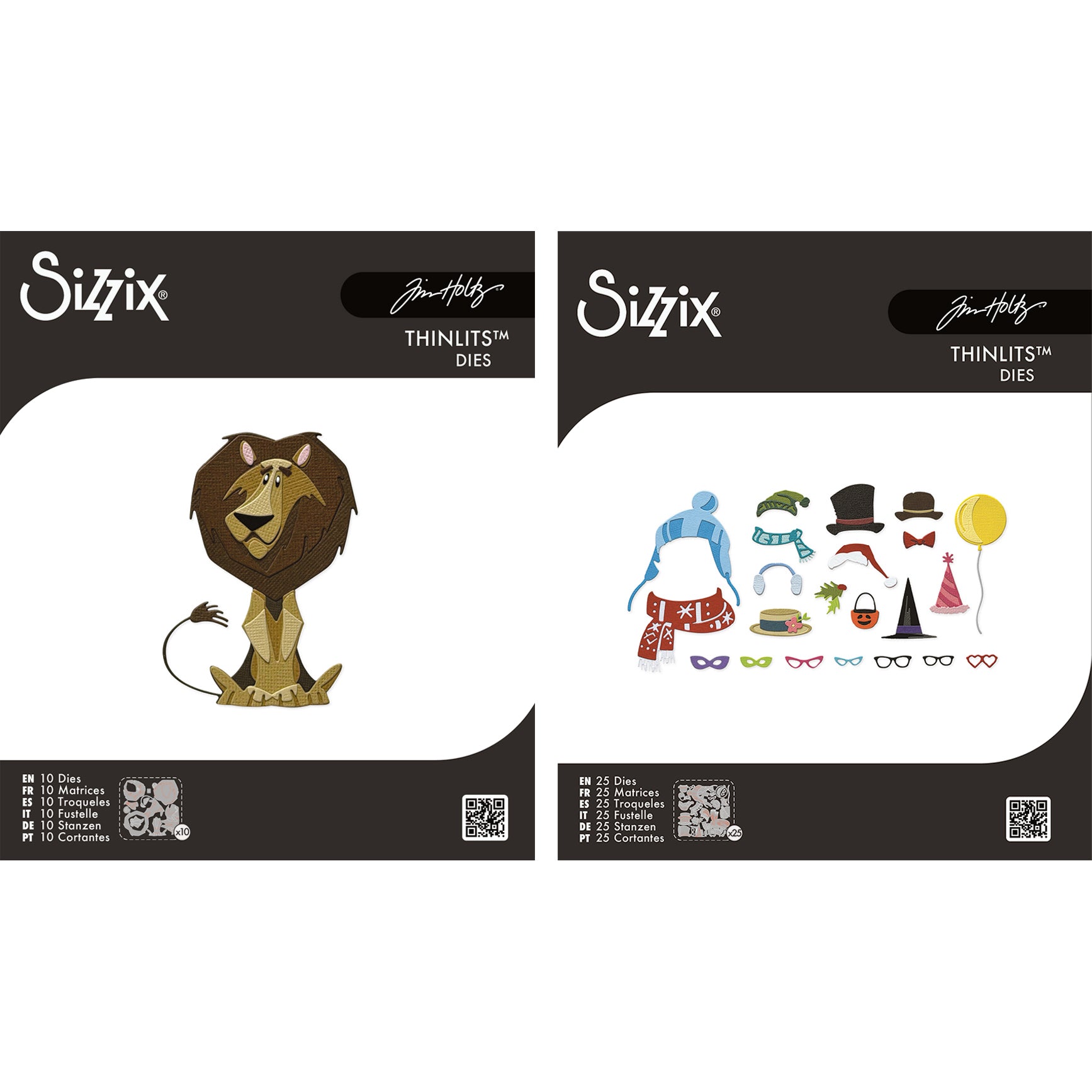 Tim Holtz Sizzix Mini Harrison and Accessories Colorize Thinlits Die B ...