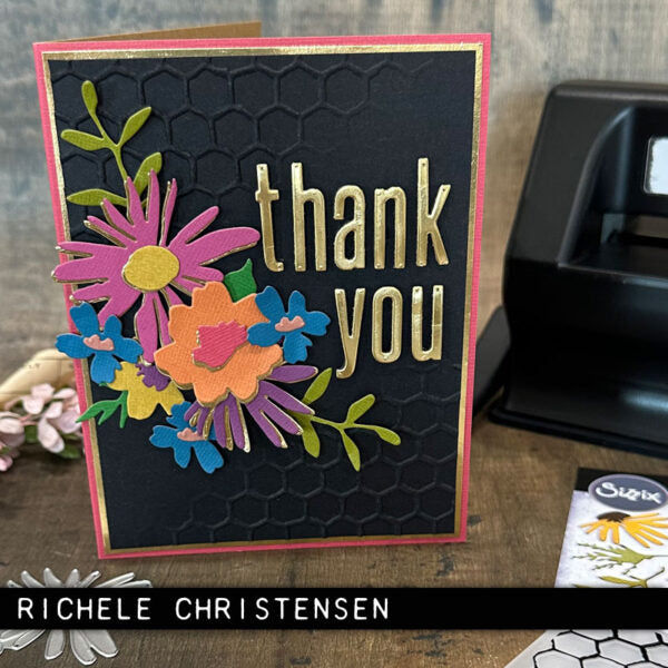 Tim Holtz Sizzix Vault Side Order Floristry 2D Embossing Folder and Th – Simon Says Stamp