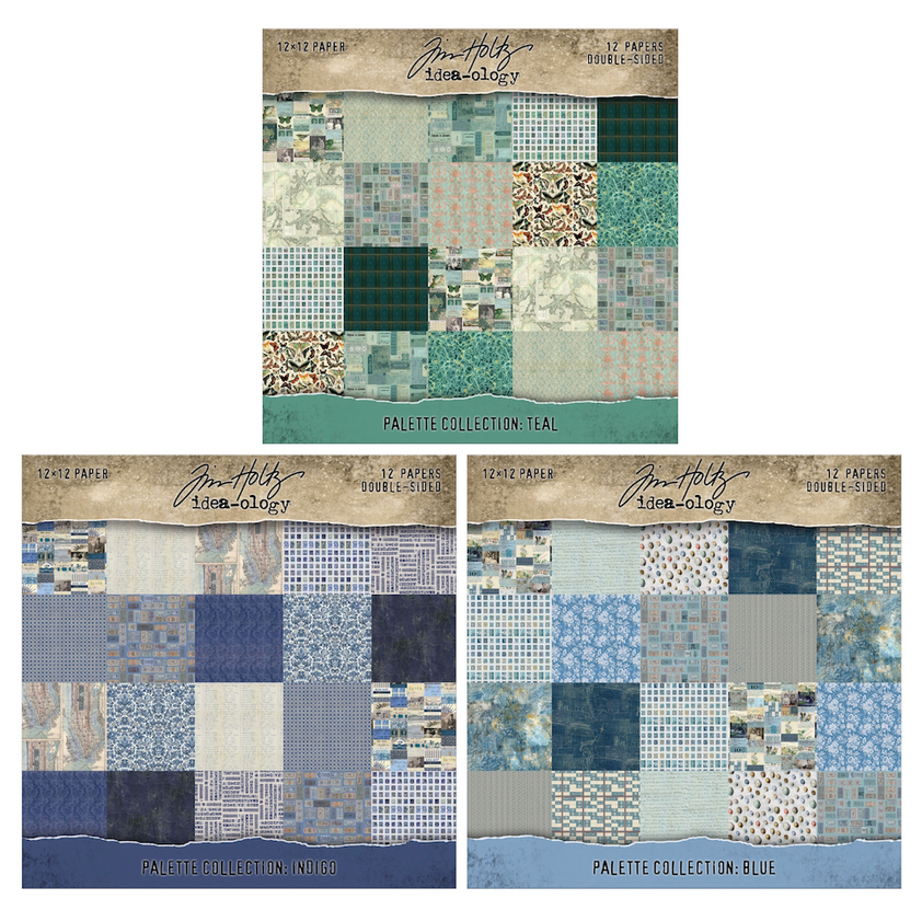 Tim Holtz idea-ology 12 x 12 Palette Paper Collection May 2026 I Want ...