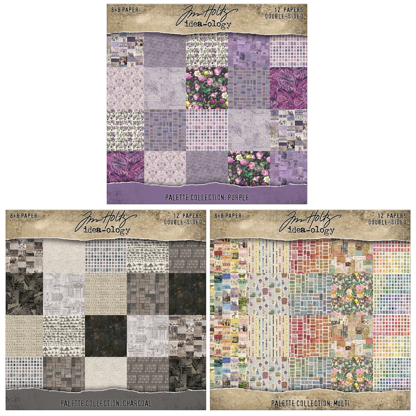 Tim Holtz idea-ology 8 x 8 Palette Paper Collection July 2026 I Want I ...