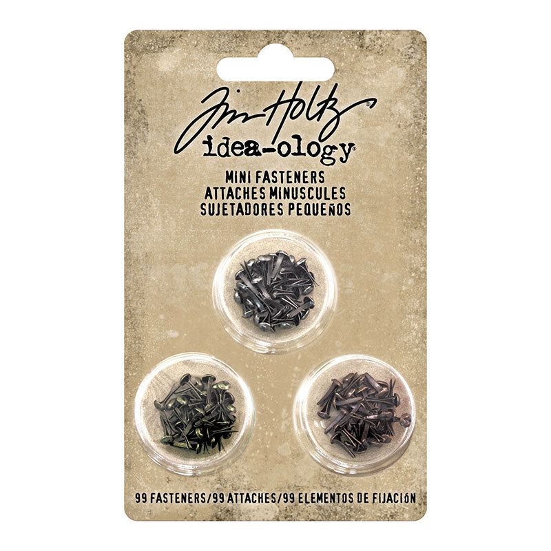 Tim Holtz idea-ology MINI FASTENERS Brads Screws Hardware TH92790 ...