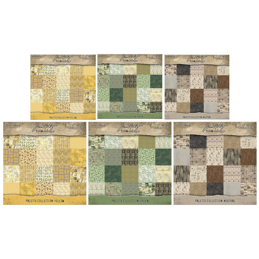 Tim Holtz idea-ology Palette Paper Collection March 2026 I Want It All ...