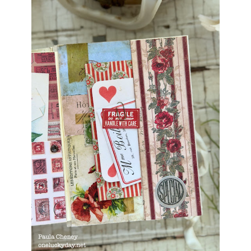 Tim Holtz idea-ology Red 12 x 12 Palette Paper Collection th94456 ...