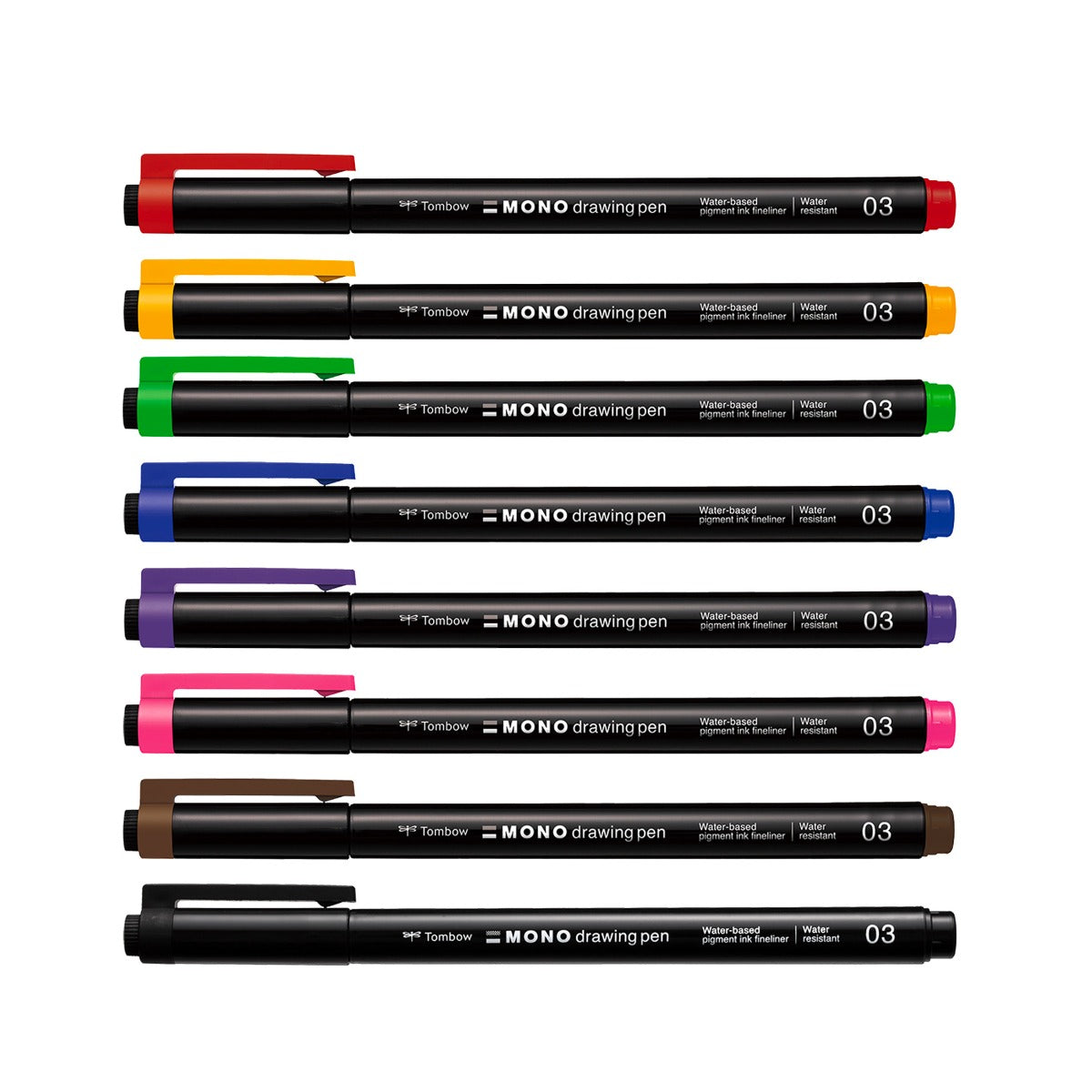 Tombow Mono Drawing Pens Colors 8-Pack 66407 – Simon Says Stamp