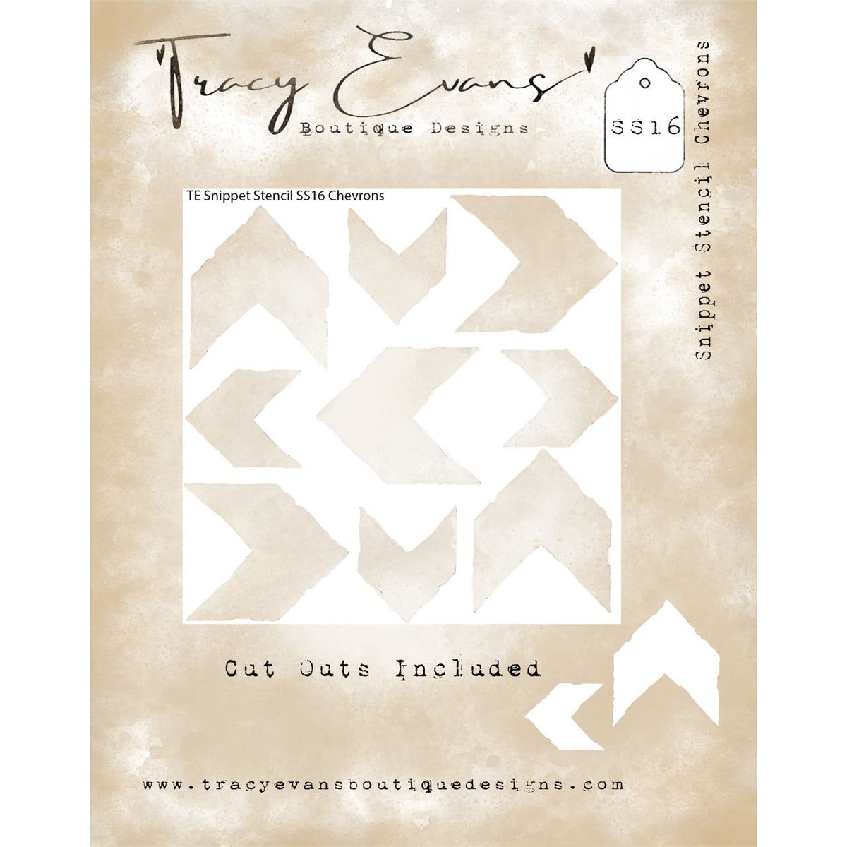 Tracy Evans Boutique Designs Chevrons Snippet Stencil ss16 – Simon Says ...