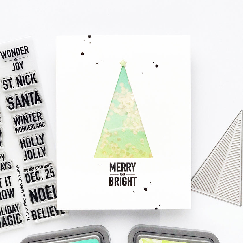 Simon Says Stamp Triangle Whirl Trees Wafer Die s1041 And Everything N
