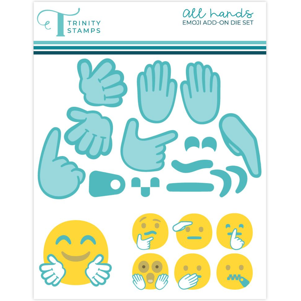 Trinity Stamps All Hands Emoji Die Set tmd-347 – Simon Says Stamp