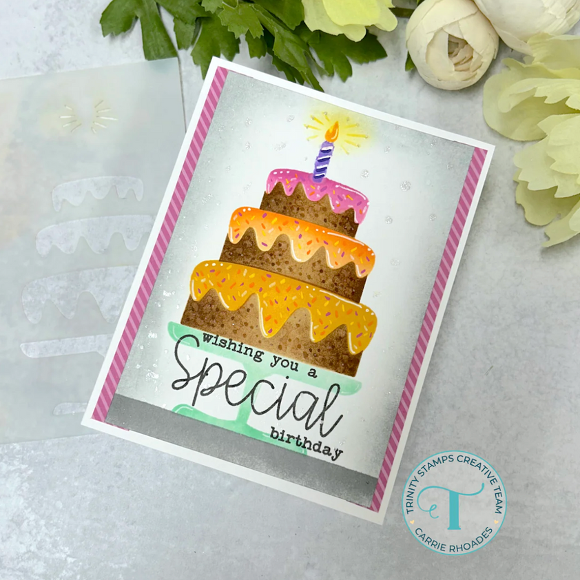 Trinity Stamps Cake Layers Stencil Set tss-091 – Simon Says Stamp