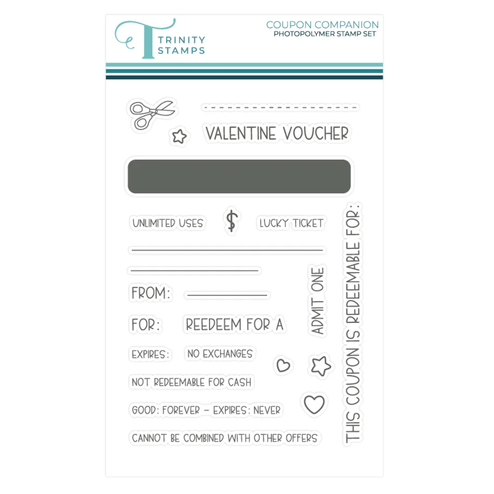 Trinity Stamps Coupon Companion Clear Stamp Set 260105-tps – Simon Says ...
