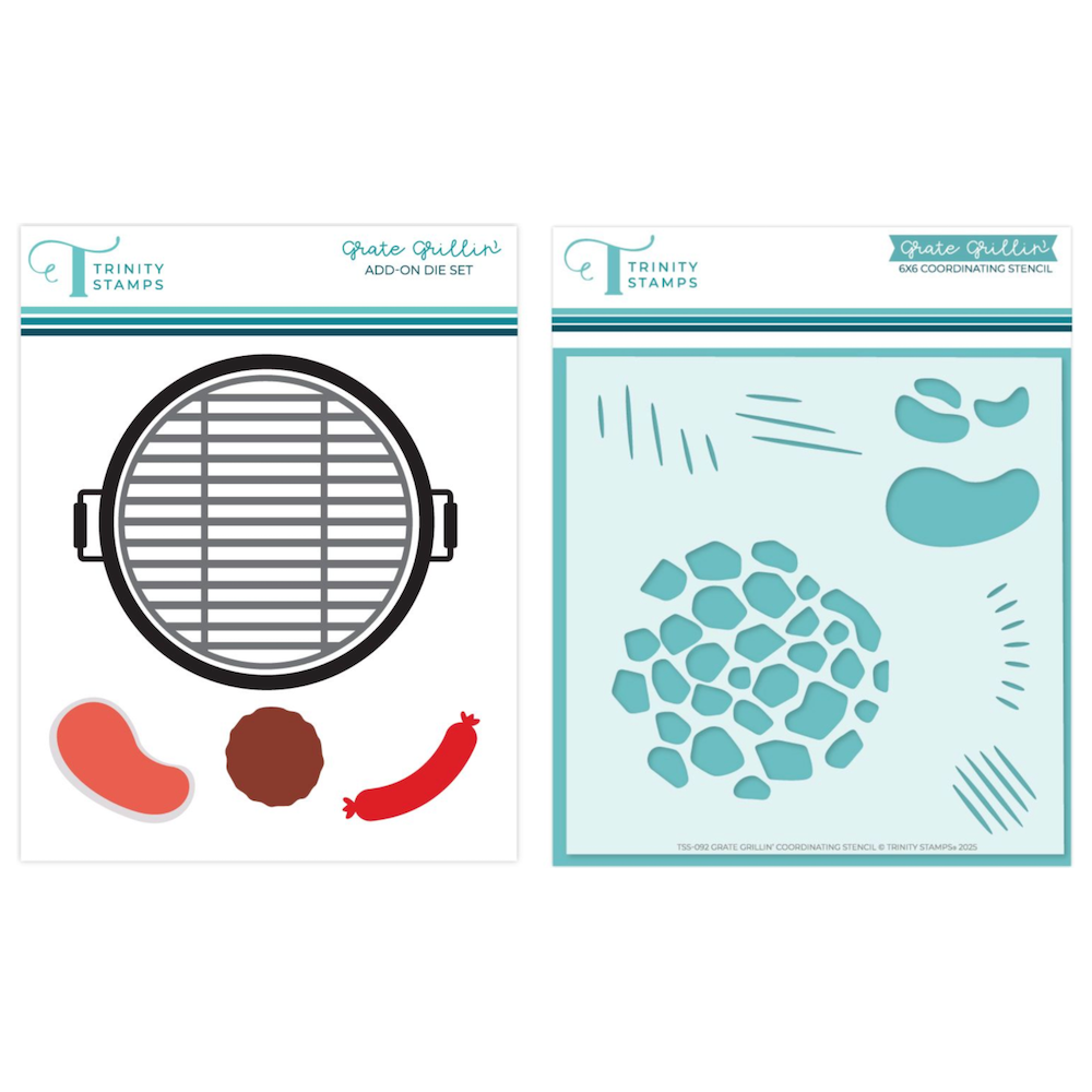 Trinity Stamps Grate Grillin' Stencil and Die Bundle – Simon Says Stamp