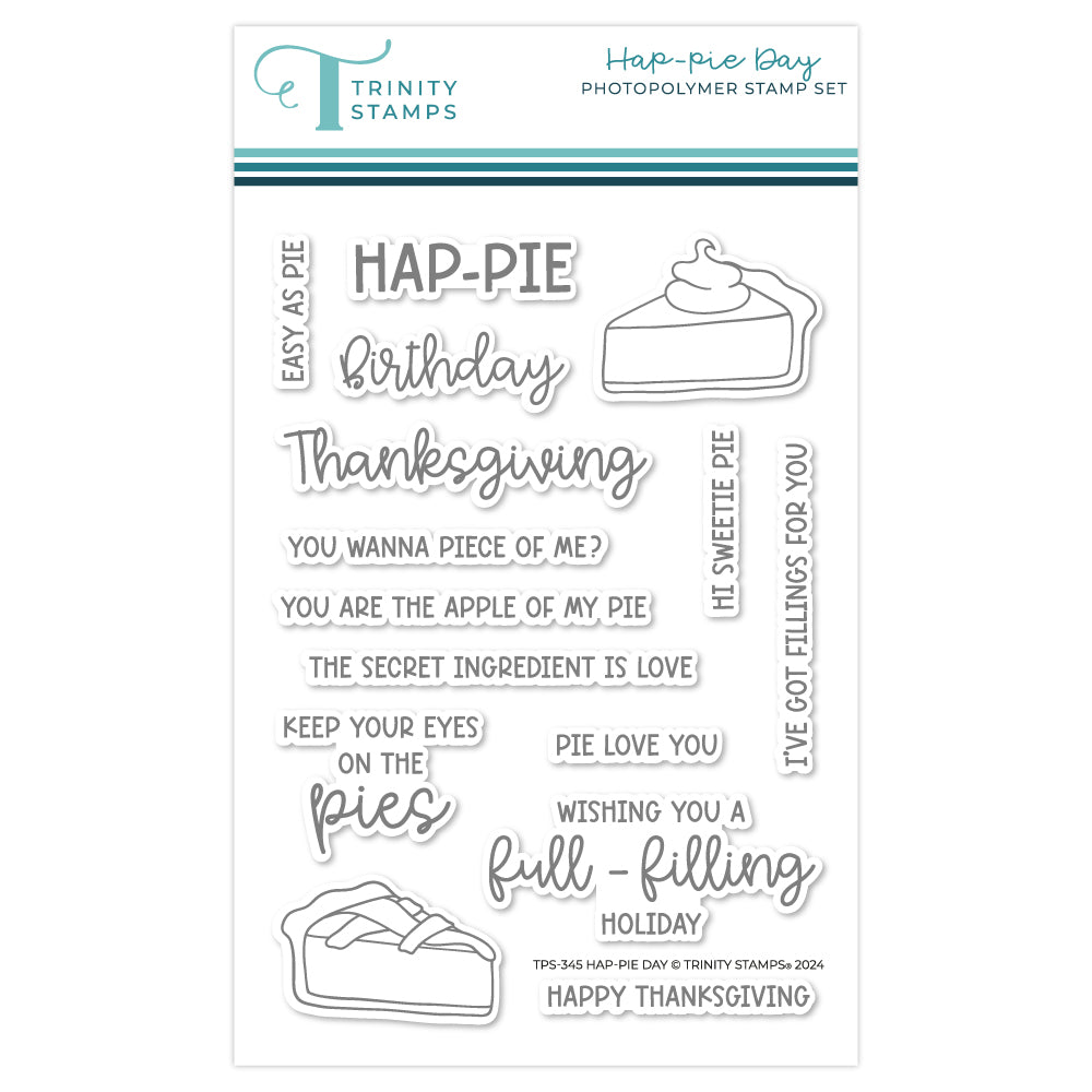 Trinity Stamps Hap-pie Day Clear Stamp Set tps-345 – Simon Says Stamp