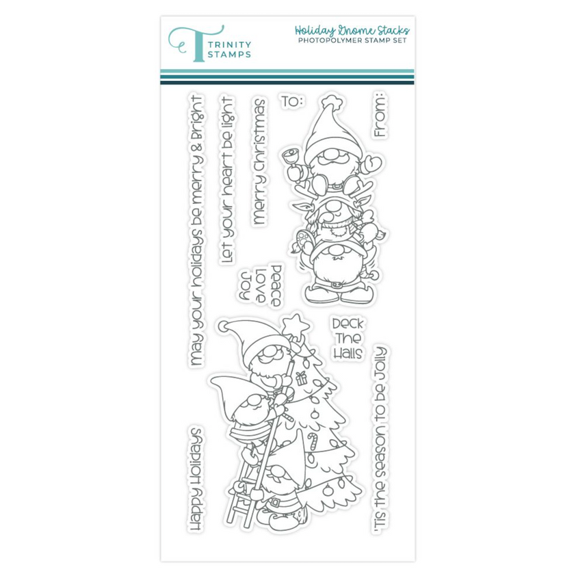 Trinity Stamps Holiday Gnome Stacks Stamp and Die Bundle – Simon Says Stamp