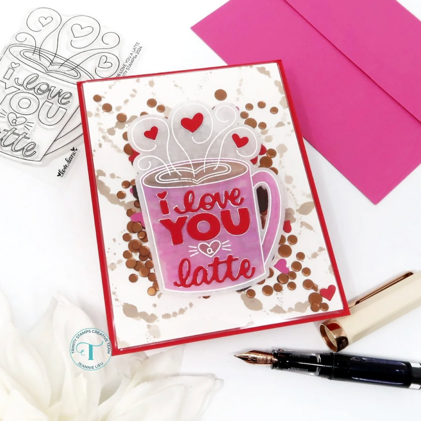 Trinity Stamps Love You A Latte Stamp and Die Bundle – Simon Says Stamp