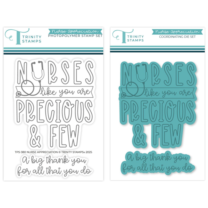 Trinity Stamps Nurse Appreciation Stamp and Die Bundle – Simon Says Stamp