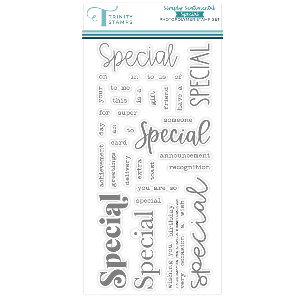 Trinity Stamps Simply Sentimental Special Clear Stamp Set tps-385 ...