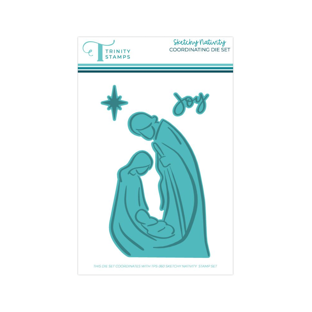 Trinity Stamps Sketchy Nativity Die Set tmd-c360 – Simon Says Stamp