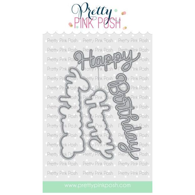 Pretty Pink Posh Happy Birthday Shadow Dies – Simon Says Stamp