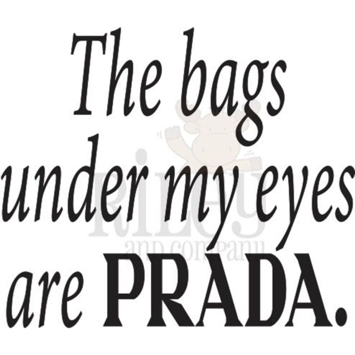 Riley And Company Funny Bones Prada Bags Clear Stamp rwd-1285* – Simon ...