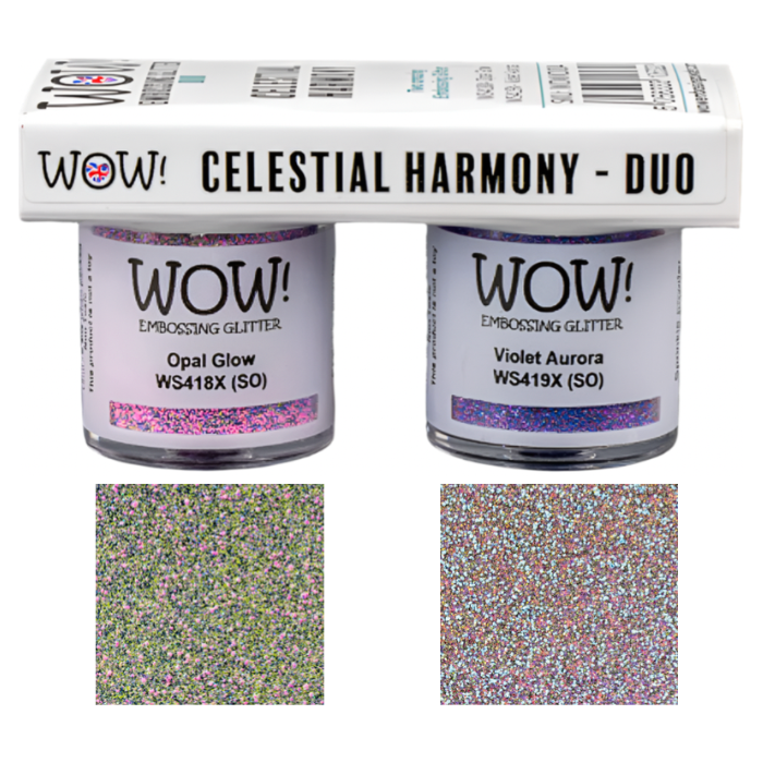 WOW Duo Celestial Harmony Embossing Powder Sara Naumann wowkd004 ...