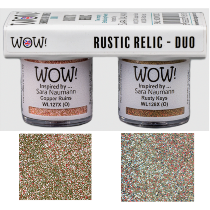 WOW Duo Rustic Relic Embossing Powders Sara Naumann wowkd002 – Simon ...
