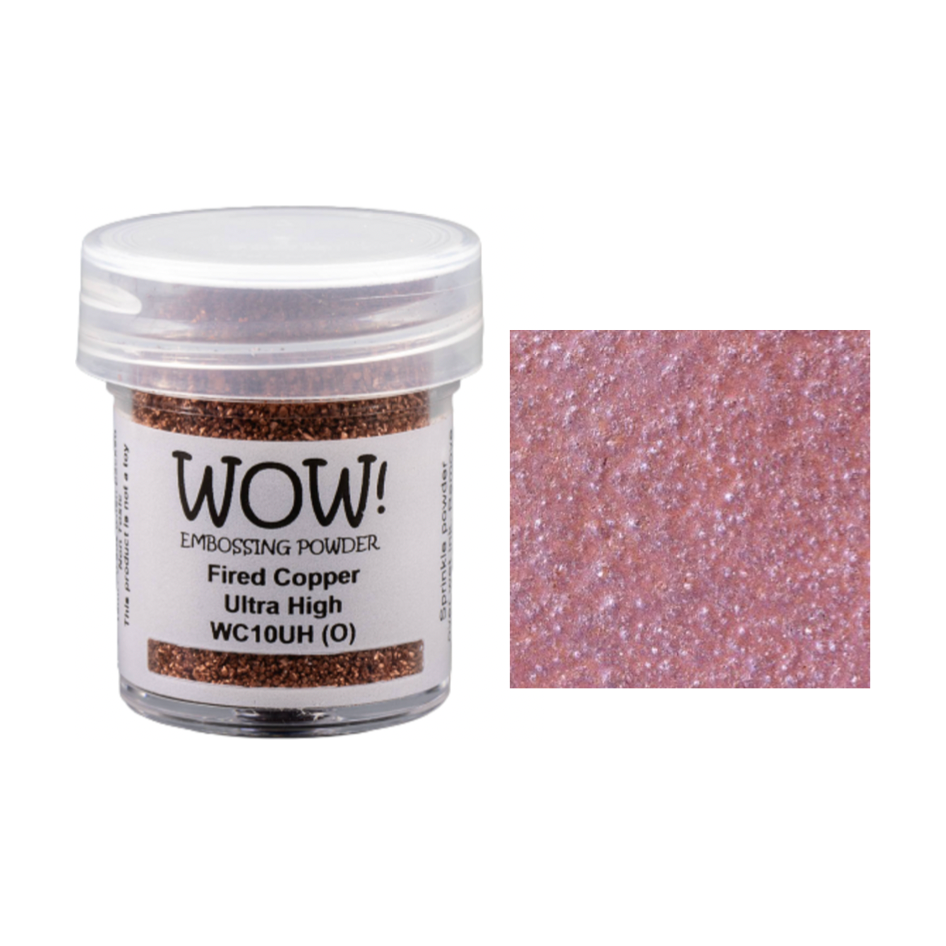 WOW Embossing Powder Fired Copper Ultra High wc10uh – Simon Says Stamp