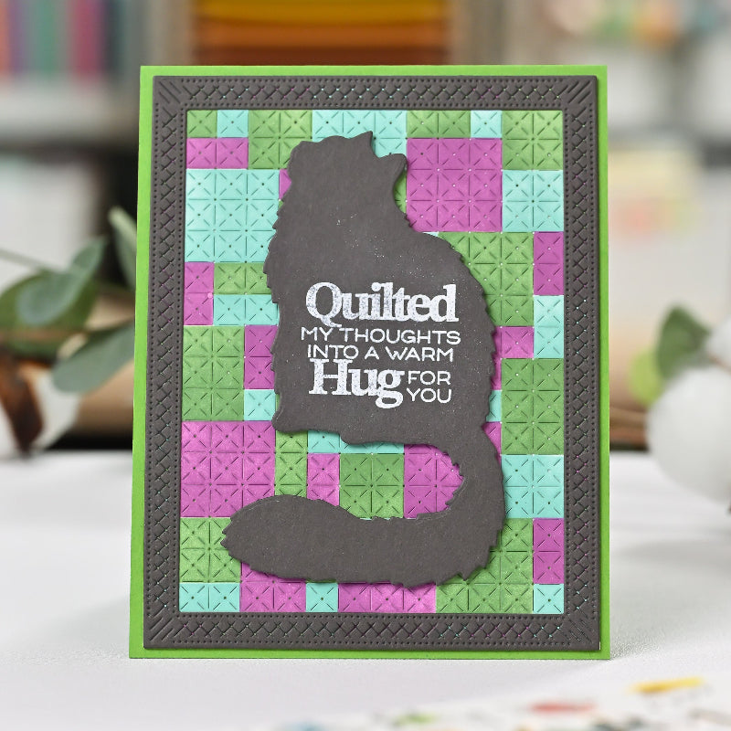 Waffle Flower Cat Silhouette Dies 422017 – Simon Says Stamp