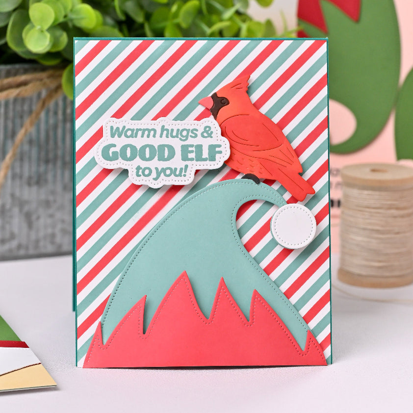Waffle Flower Elf-tastic Sentiments Clear Stamp and Die Set – Simon ...