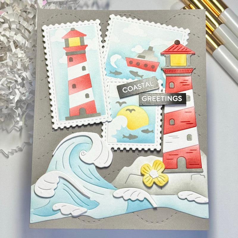 Waffle Flower Lighthouse Dies 422080 – Simon Says Stamp