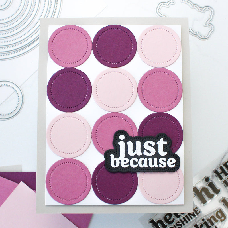 Waffle Flower Nesting Piercing Circles Dies 422054 – Simon Says Stamp