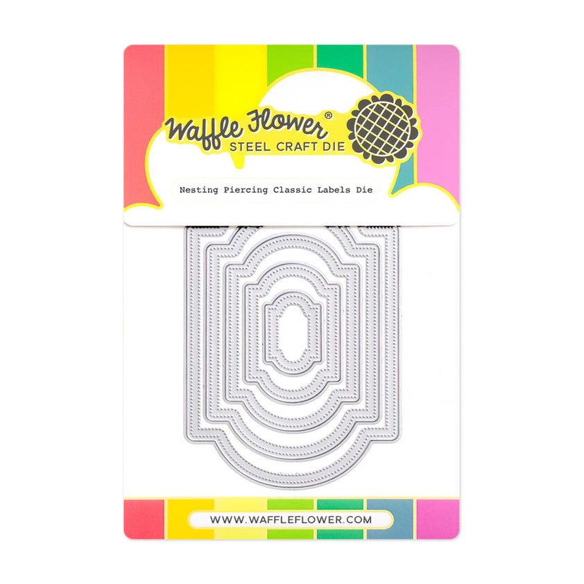 Waffle Flower Nesting Piercing Classic Labels Dies 422358 – Simon Says ...