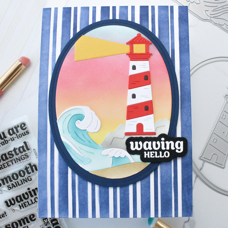 Waffle Flower Nesting Piercing Ovals Dies 422055 – Simon Says Stamp