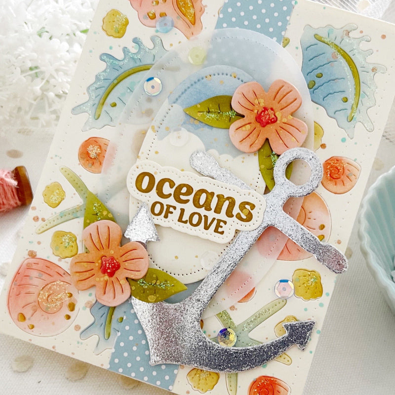 Waffle Flower Nesting Piercing Ovals Dies 422055 – Simon Says Stamp