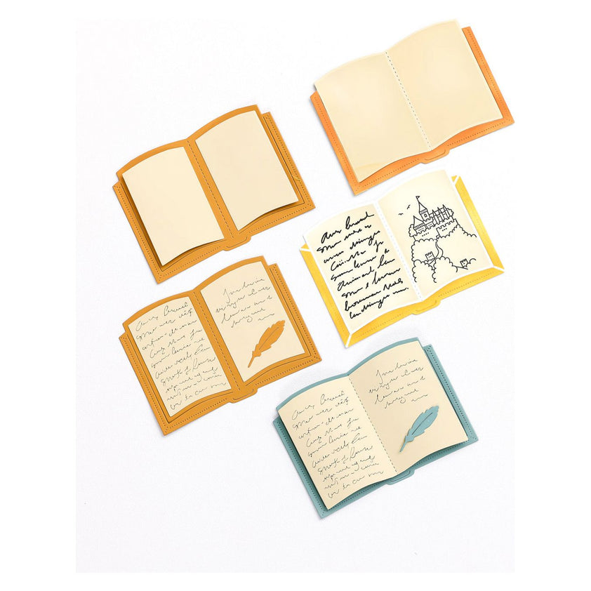 Waffle Flower Open Book Dies 421816 – Simon Says Stamp