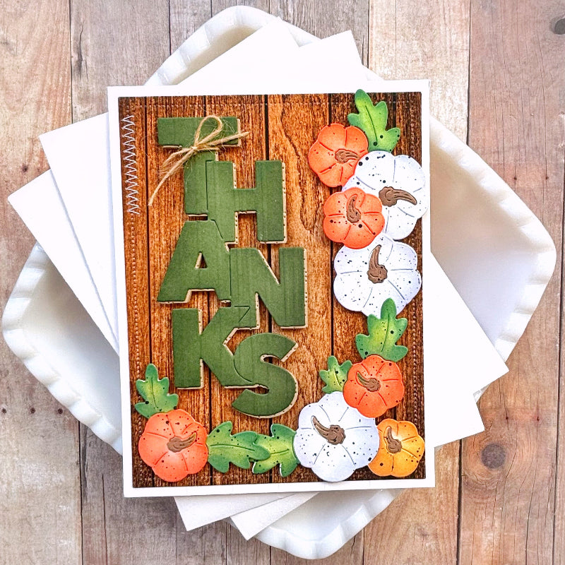 Waffle Flower Overlapping Vertical Thanks Word Die 422205 – Simon Says ...