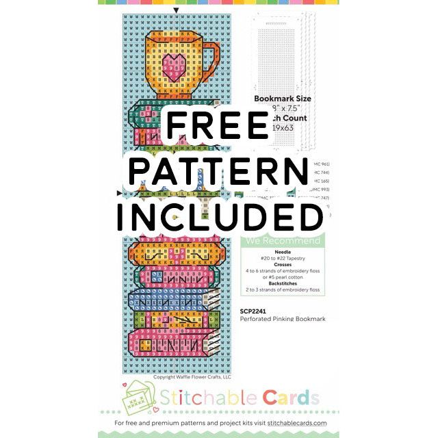 Waffle Flower Perforated Pinking Bookmarks Paper Shapes scp2241 ...