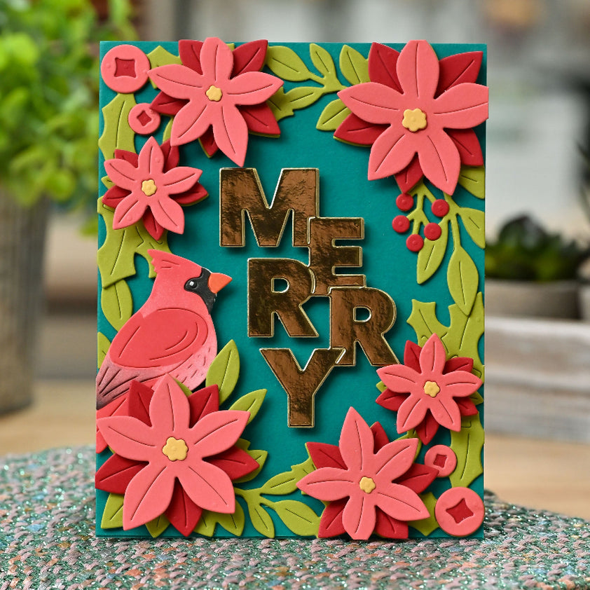 Waffle Flower Poinsettia Frame Dies 422134 – Simon Says Stamp