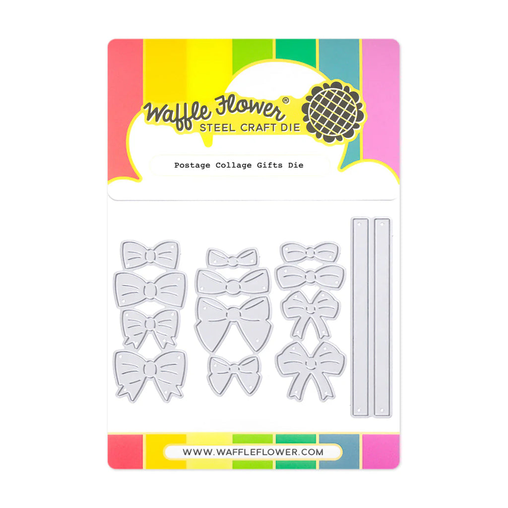 Waffle Flower Postage Collage Gifts Dies 421987 – Simon Says Stamp