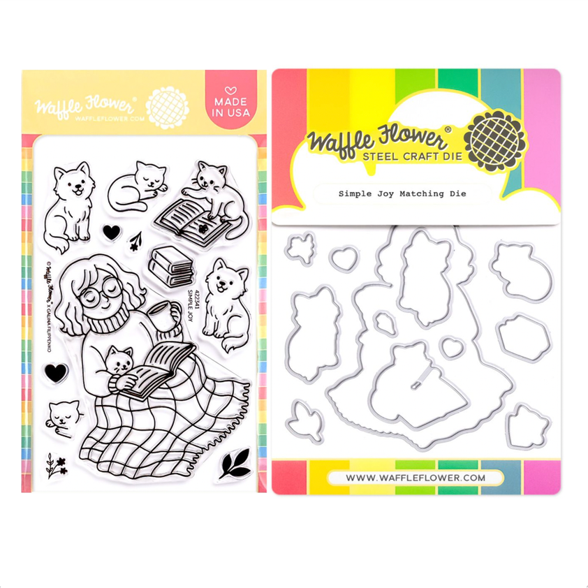Waffle Flower Simple Joy Clear Stamp and Die Set – Simon Says Stamp