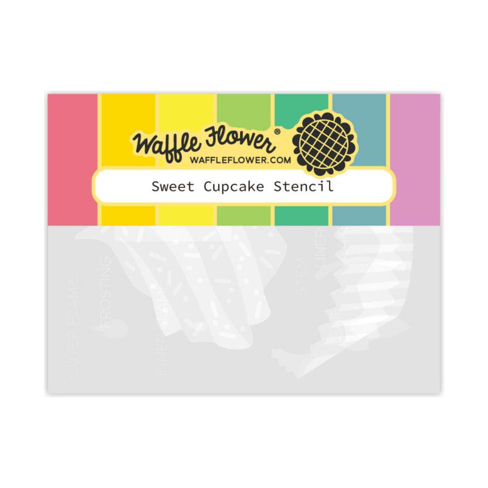 Waffle Flower Sweet Cupcake Stencils 421965 – Simon Says Stamp
