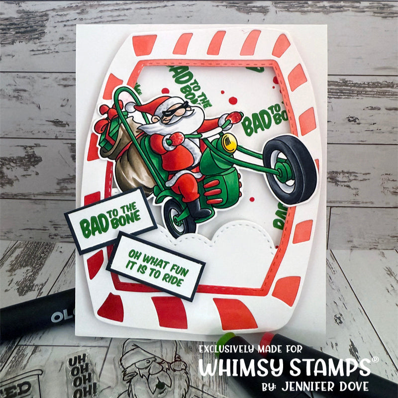 Whimsy Stamps Bad Santa Clear Stamps cwsd362a – Simon Says Stamp