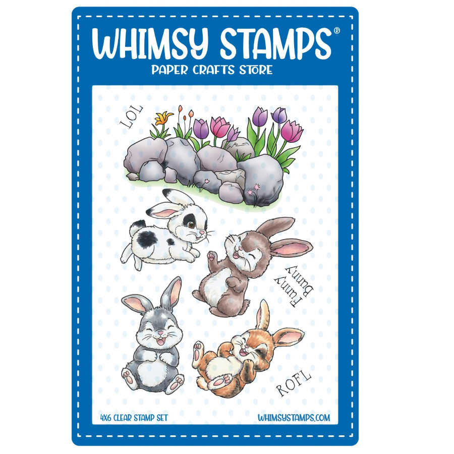 Whimsy Stamps Funny Bunnies Clear Stamps c1293a – Simon Says Stamp