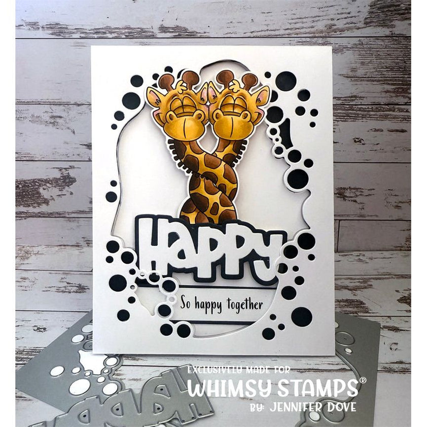 Whimsy Stamps Giraffes Thinking of You Clear Stamps dp1043a – Simon Says Stamp