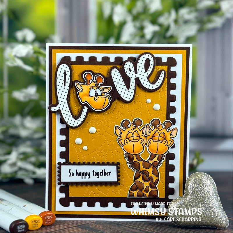 Whimsy Stamps Giraffes Thinking of You Clear Stamps dp1043a – Simon Says Stamp
