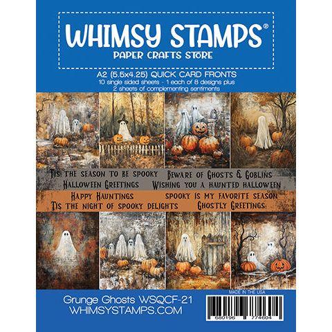 Whimsy Stamps Grunge Ghosts Quick Card Fronts wsqcf-21 – Simon Says Stamp