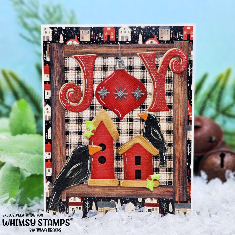 Whimsy Stamps Primitive Birdhouse Dies wsd287 – Simon Says Stamp