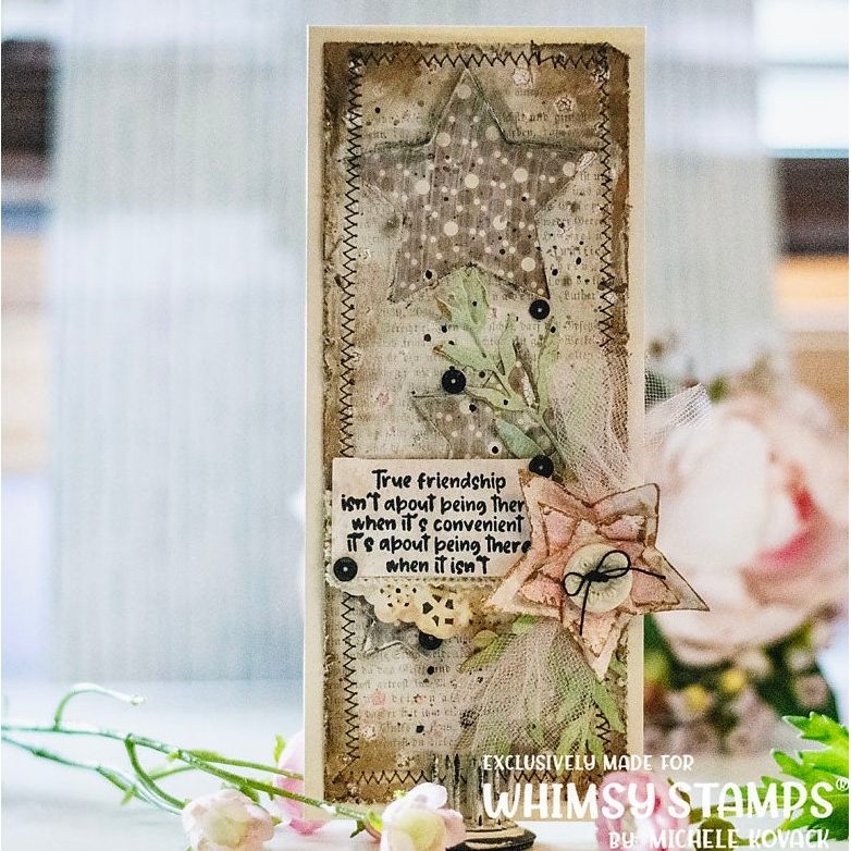Whimsy Stamps Slimline Stardust Die wsd179* – Simon Says Stamp