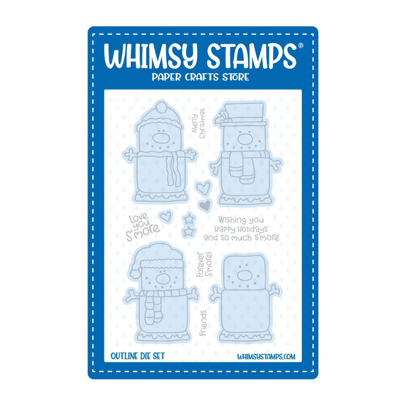 Whimsy Stamps Smores Outline Dies wsd050 – Simon Says Stamp