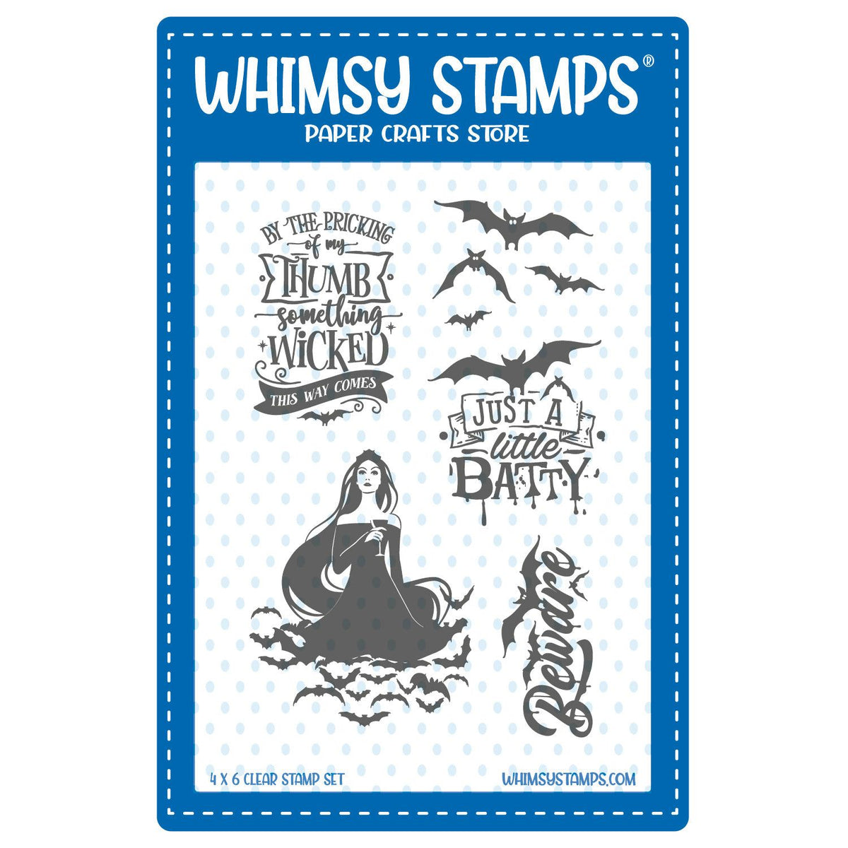 Whimsy Stamps Something Wicked Clear Stamps cwsd477 – Simon Says Stamp