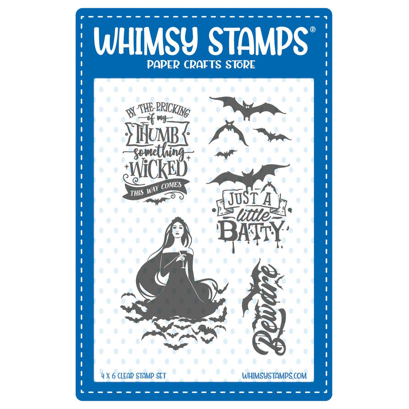 Whimsy Stamps Something Wicked Clear Stamps cwsd477 – Simon Says Stamp