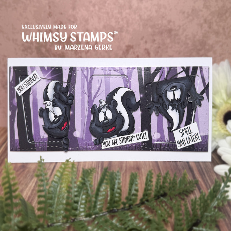 Whimsy Stamps Stinkin Cute Clear Stamps dp1004a – Simon Says Stamp